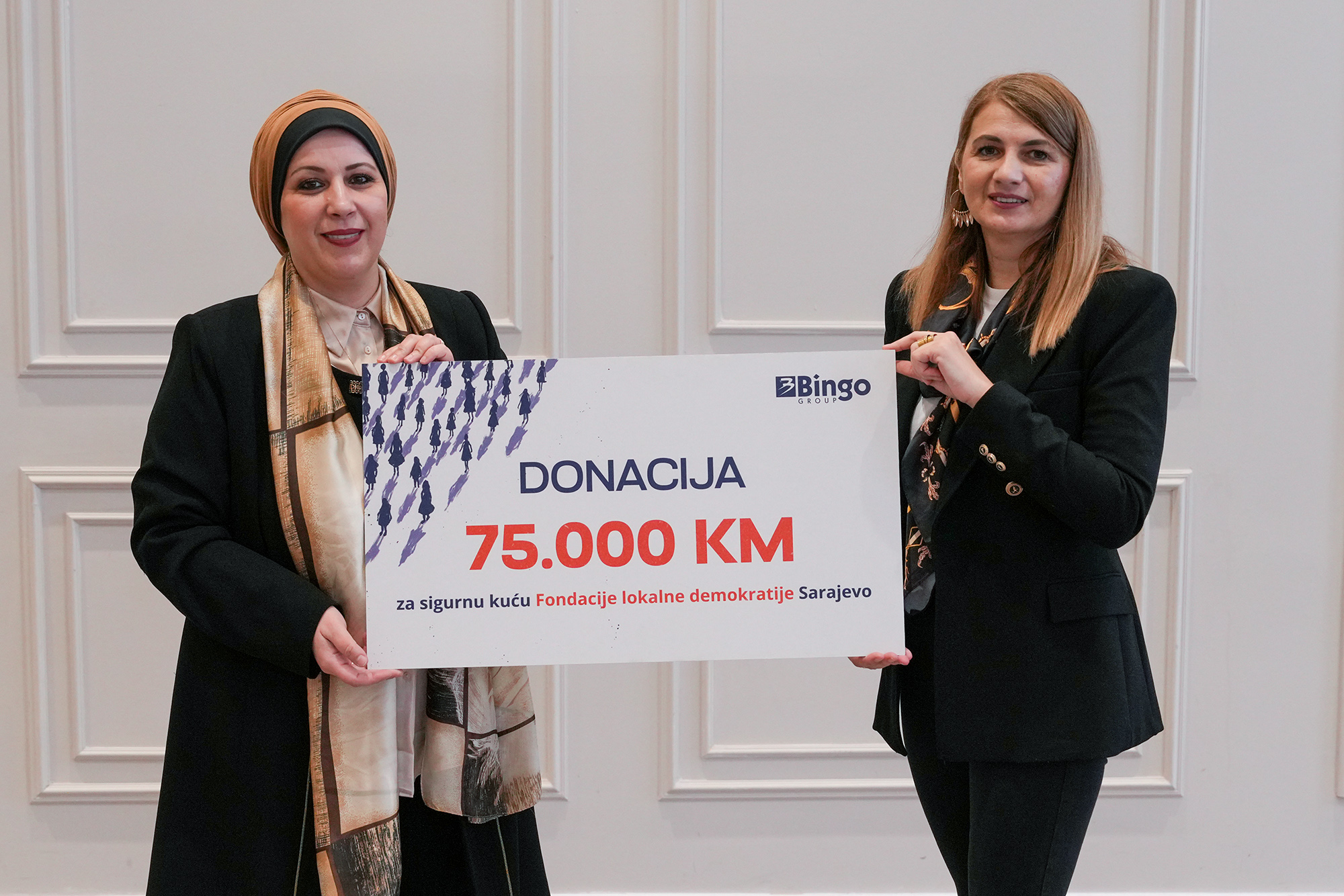 Kompanija Bingo donirala 75.000 KM Sigurnoj kući u Sarajevu - Fondacija lokalne demokratije
